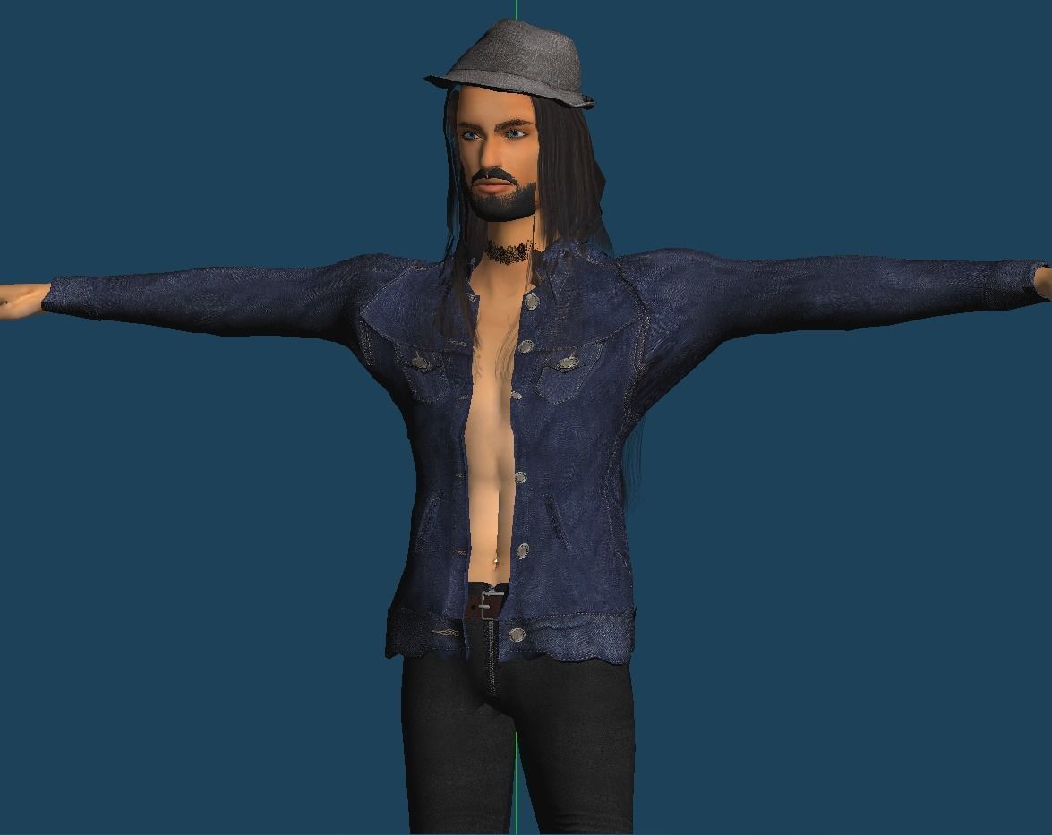 Unity Humanoid Model Male 008 free 3D model animated rigged | CGTrader