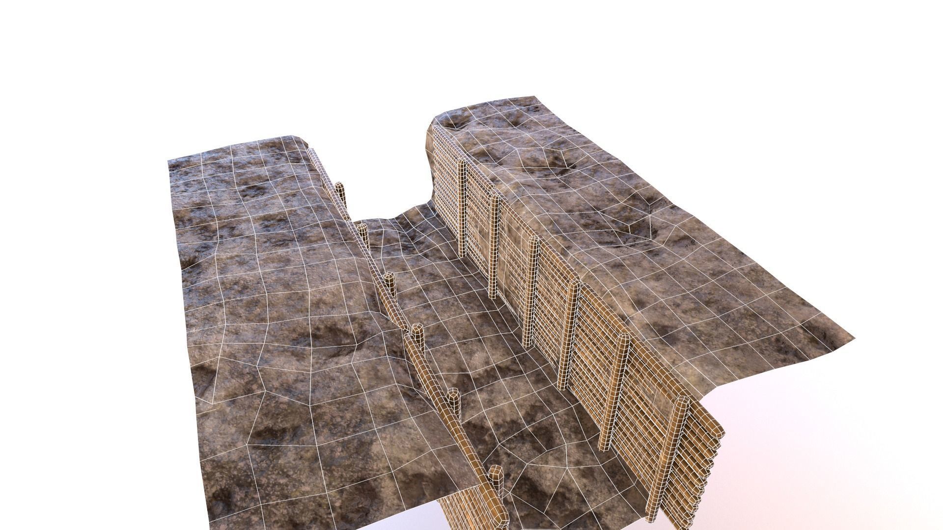 3D model ww1 trench VR / AR / low-poly | CGTrader