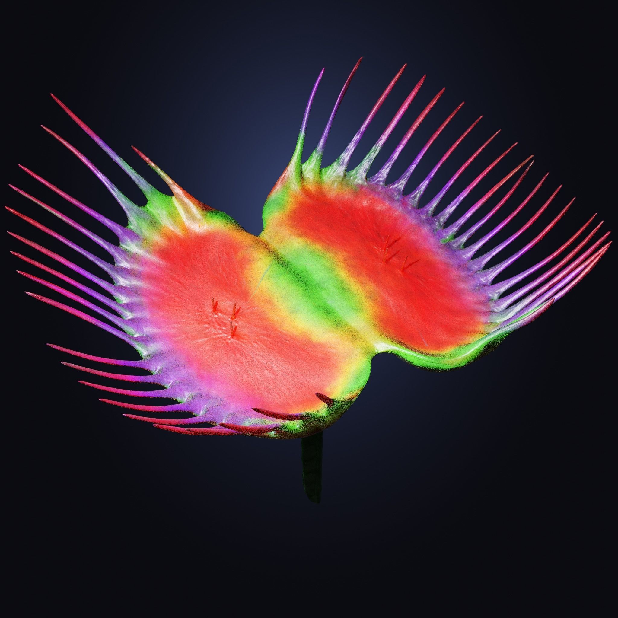 3D model Venus Fly-Trap Rigged VR / AR / low-poly | CGTrader