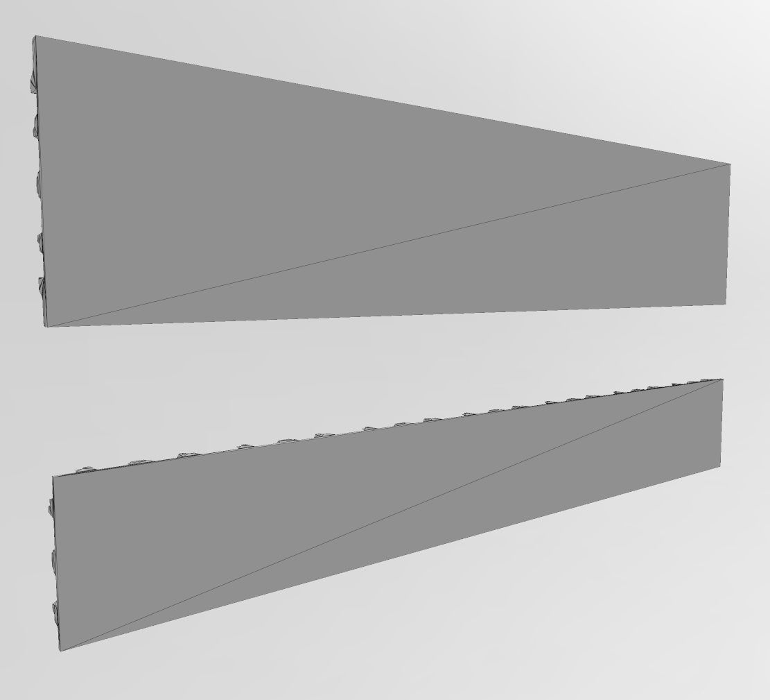 Clover molding and panel 3D model 3D printable | CGTrader