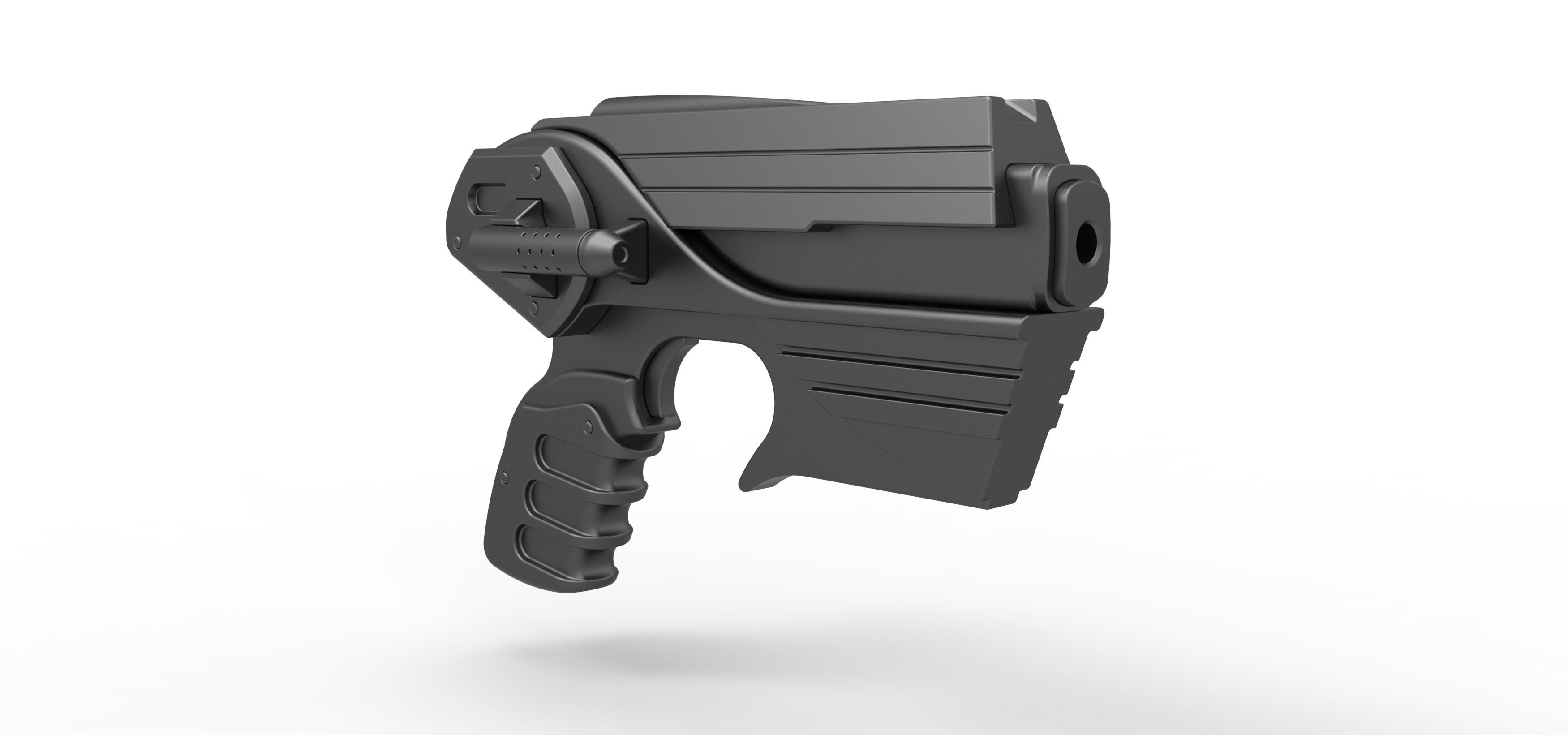 Peacekeeper Pulse Blaster Pistol from Farscape TV series 3D model ...