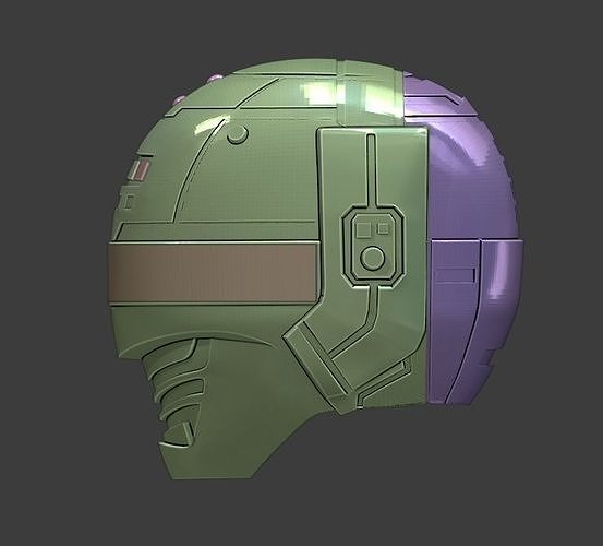 Gavan Space Sheriff helmet 3D model 3D printable | CGTrader