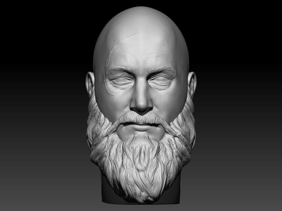 ragnar lothbrok 3D model 3D printable | CGTrader