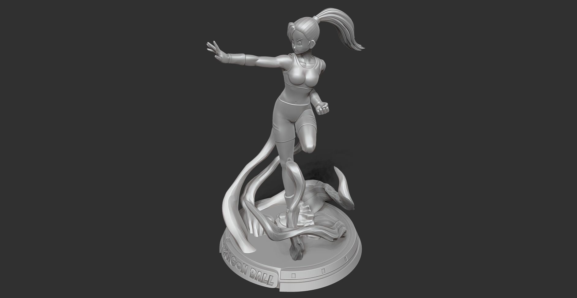 Bulla - Dragon Ball Super Fanart 3D model 3D printable | CGTrader