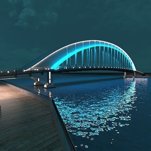 Bridge Model - Vray 3D model | CGTrader
