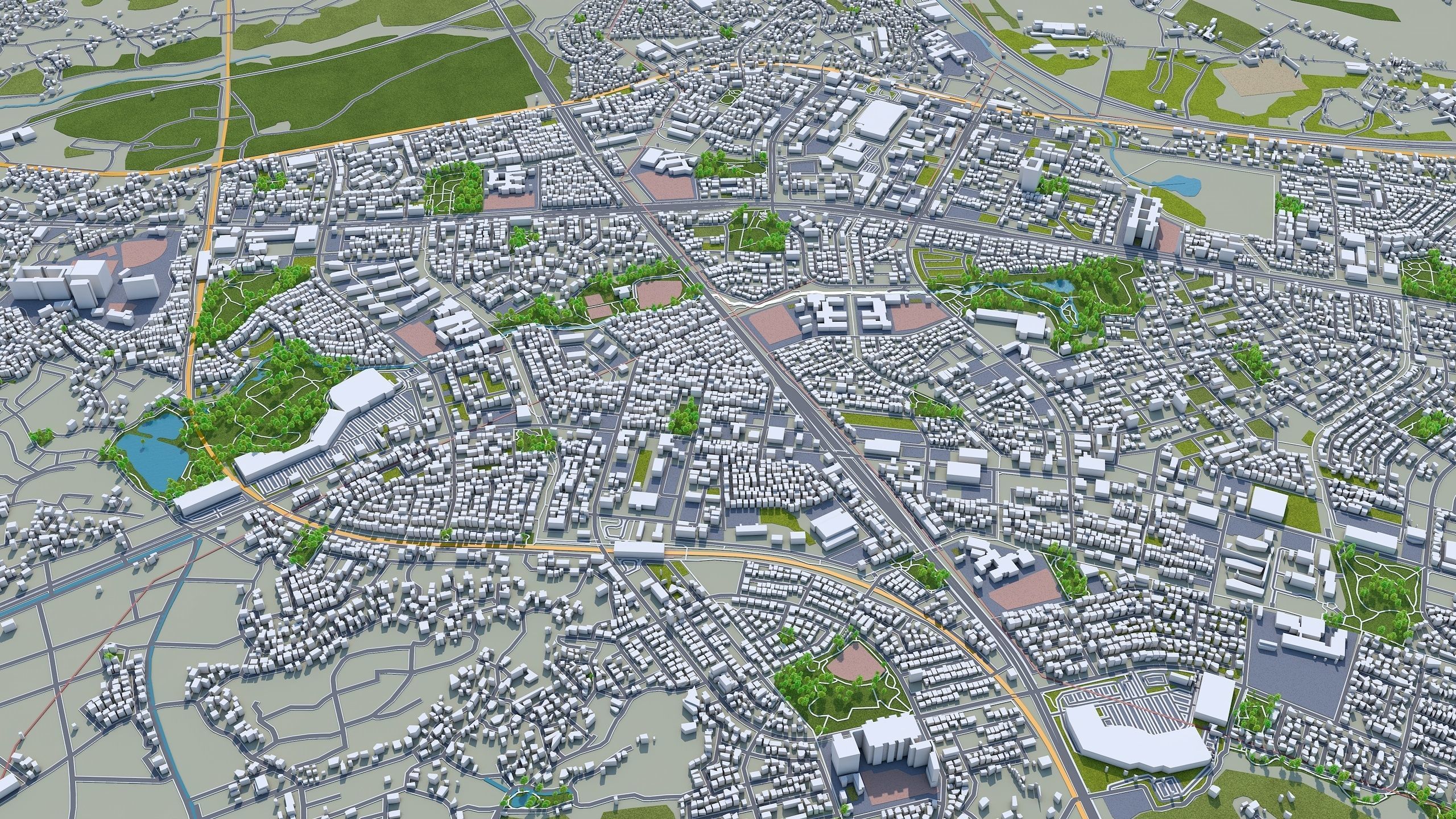 3D model Chiba Japan 40km VR / AR / low-poly | CGTrader