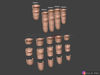 Cloud Finger Armor - Final Fantasy VII remake PS4 For cosplay 3D model ...