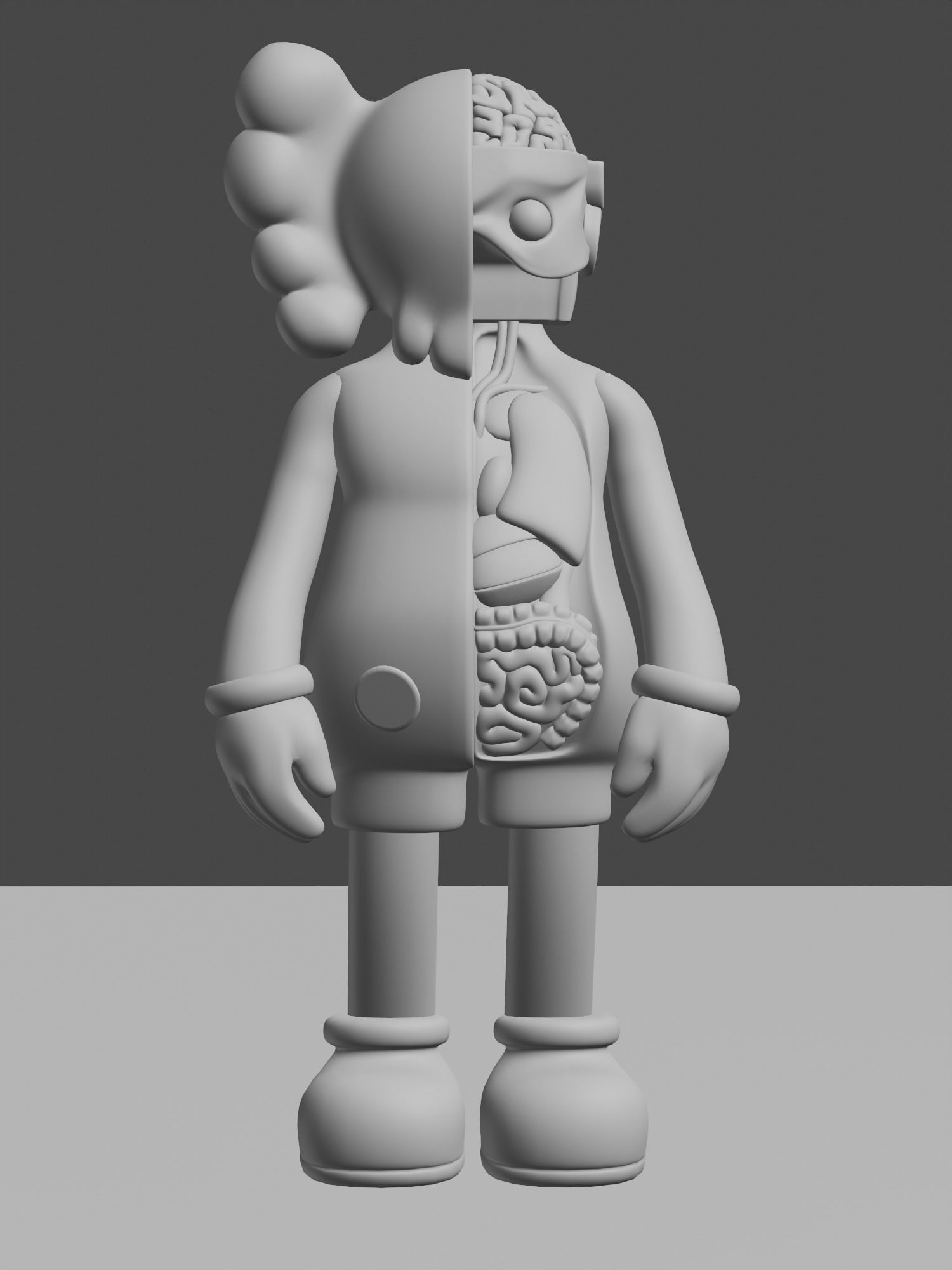 KAWS Companion - Kaws Figure 3D Model - Arsham Colorway 3D model | CGTrader