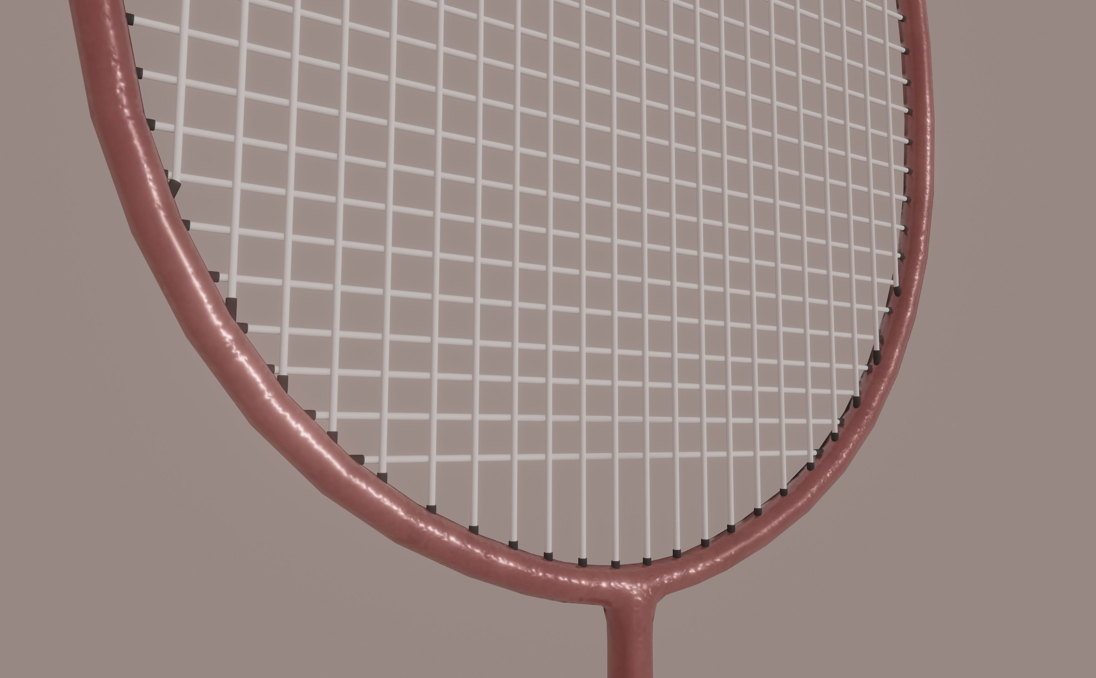 Badminton Racket 3D model | CGTrader