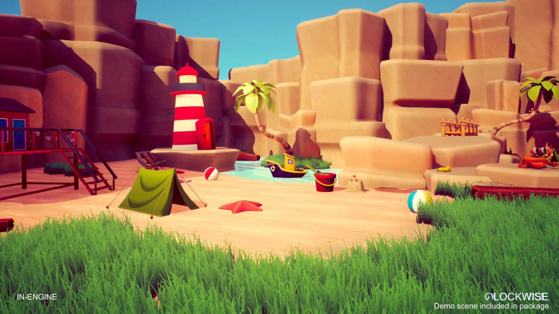 3D model Stylized Mega Pack - UE4 and Unity VR / AR / low-poly | CGTrader