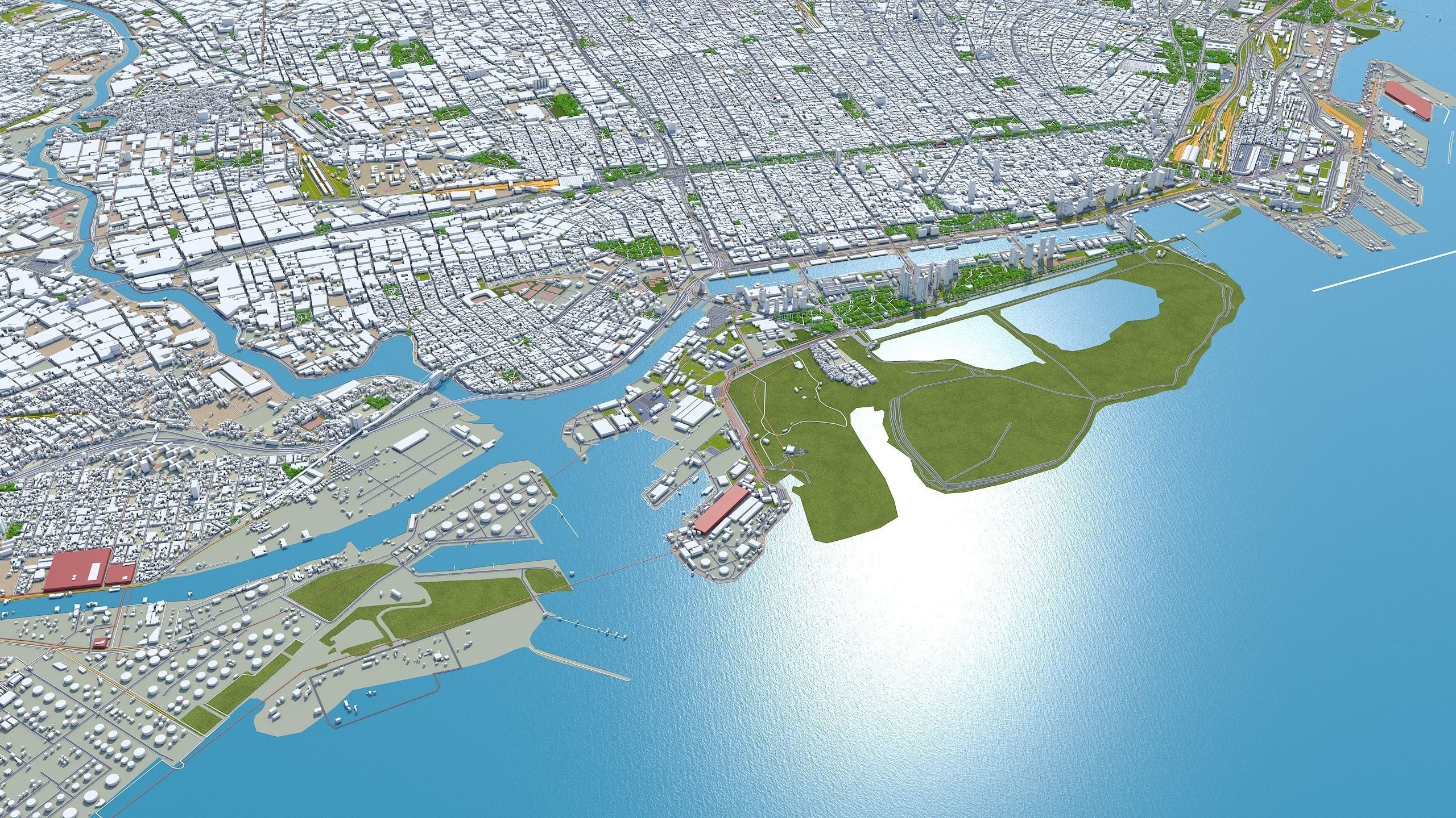 3D model Greater Buenos Aires in Argentina VR / AR / low-poly | CGTrader