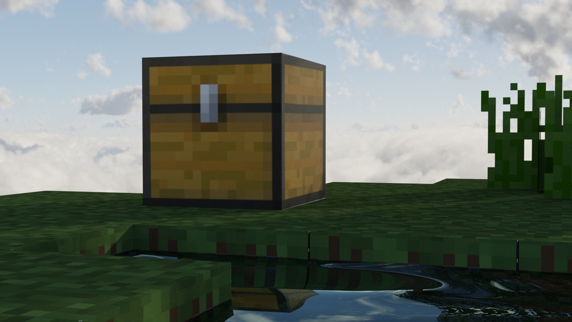 3D model realastic Minecraft Skyblock VR / AR / low-poly | CGTrader