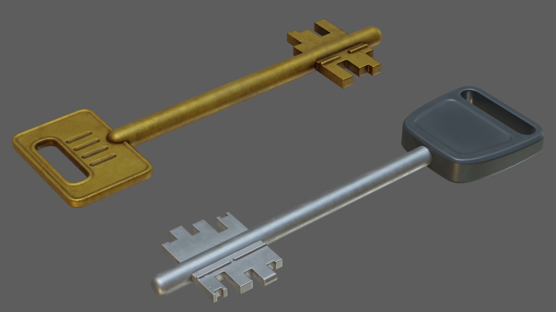 3D model Low poly keys VR / AR / low-poly | CGTrader