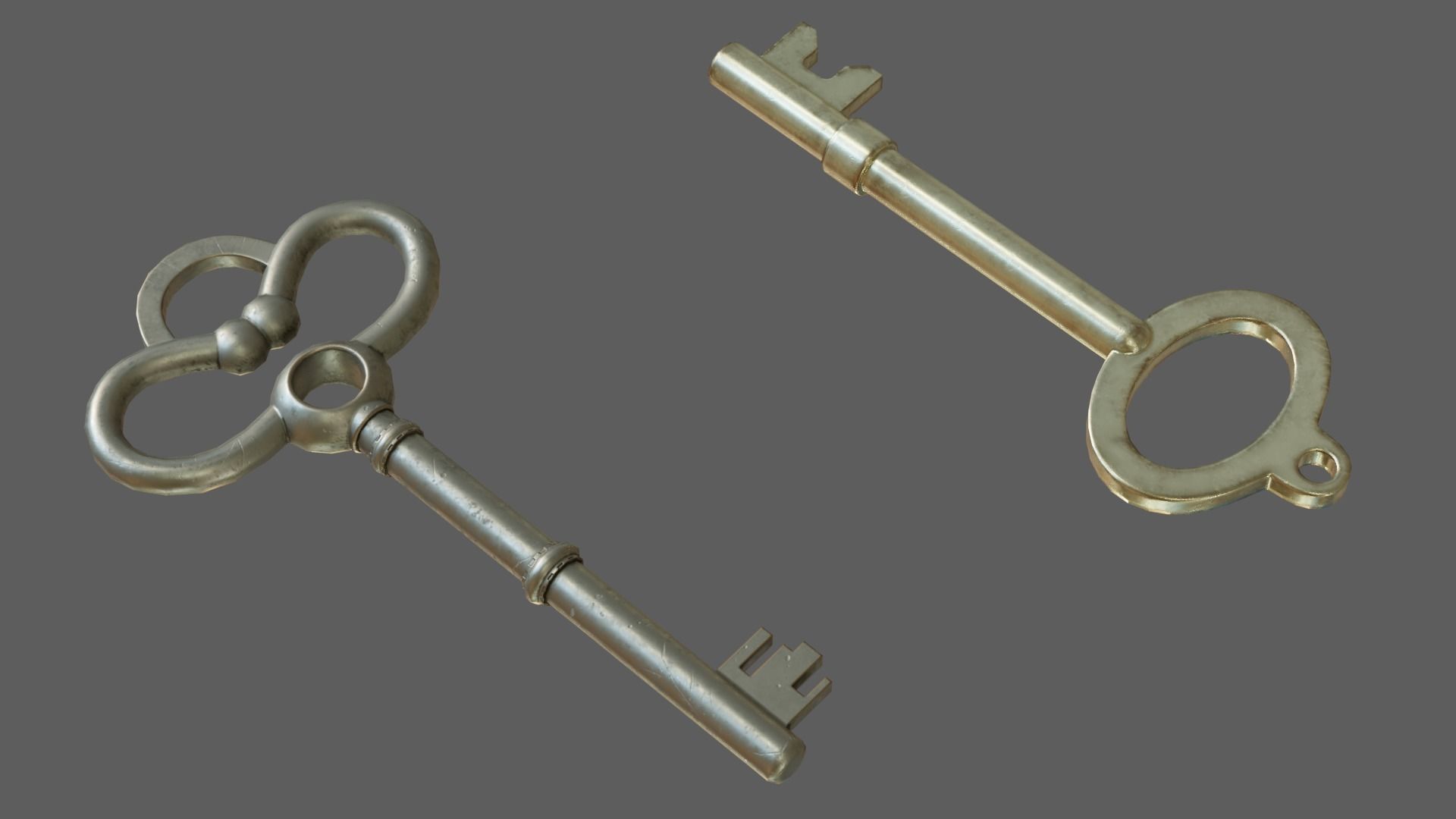 3D model Low poly keys VR / AR / low-poly | CGTrader