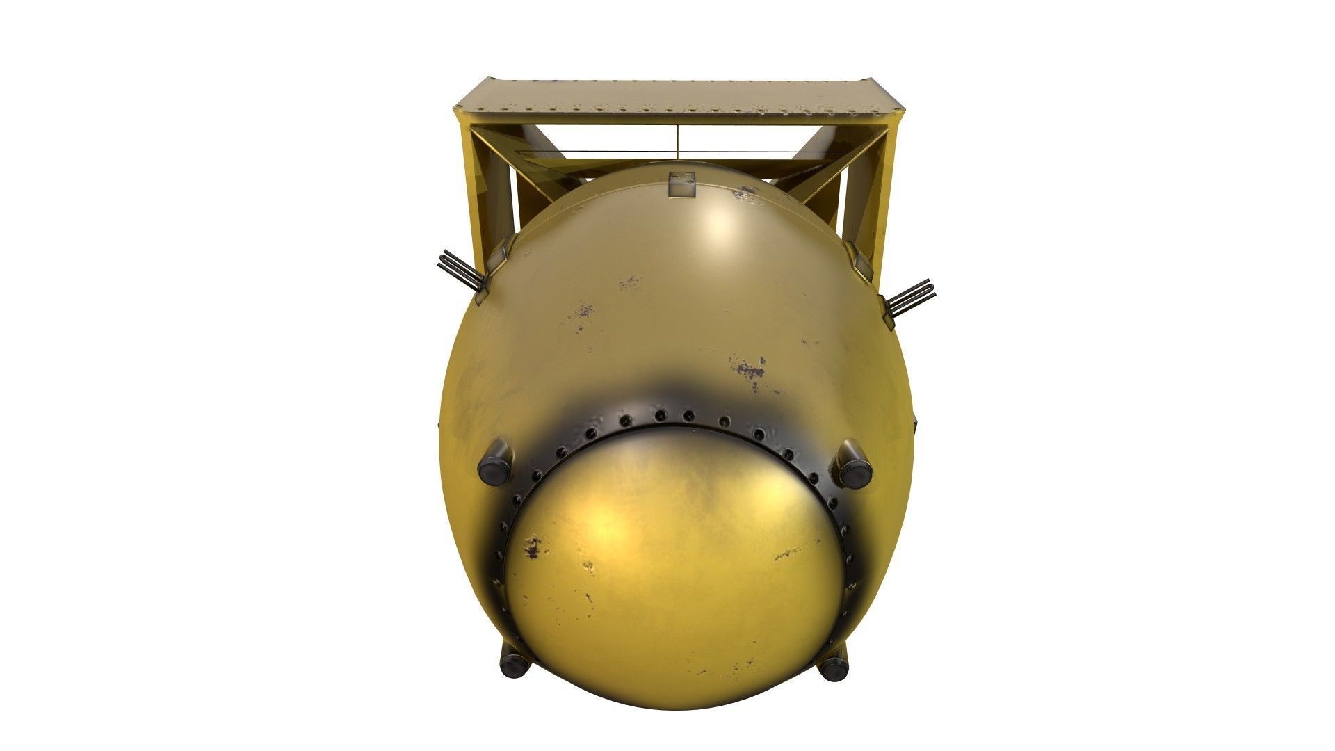 fat man and little boy nuclear weapon pack 3D model | CGTrader