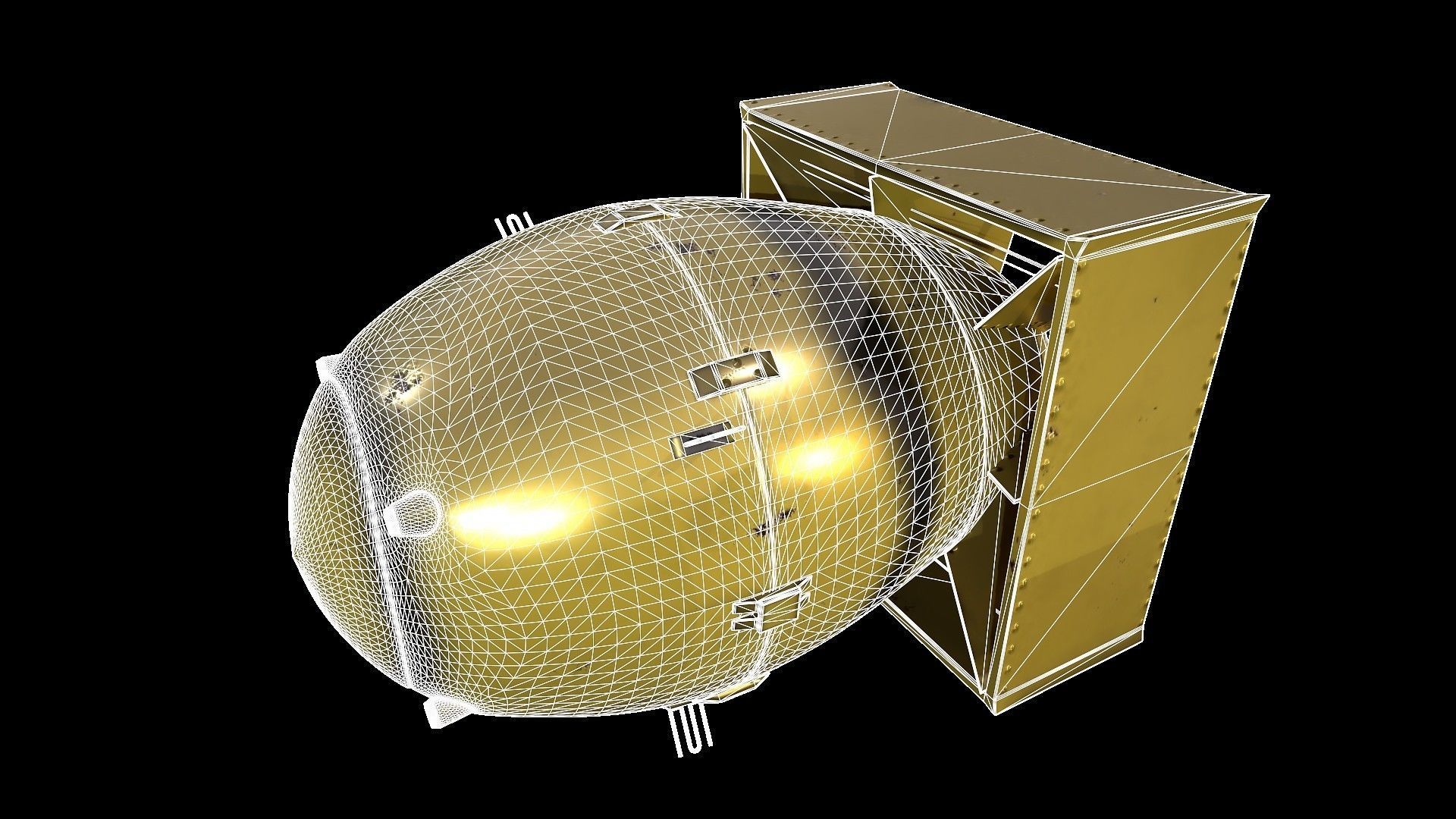 fat man and little boy nuclear weapon pack 3D model | CGTrader