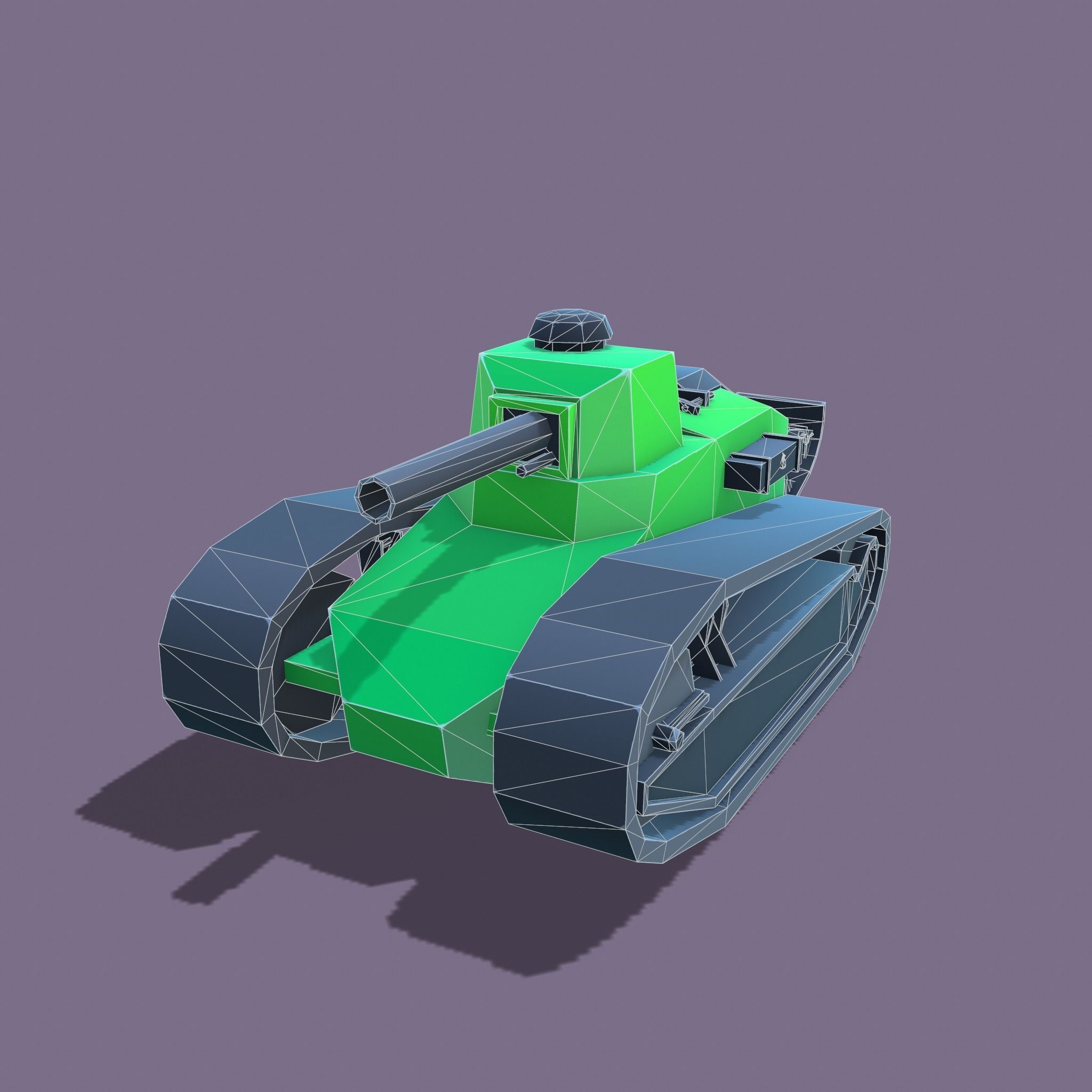 3D model Stylized tanks pack VR / AR / low-poly | CGTrader