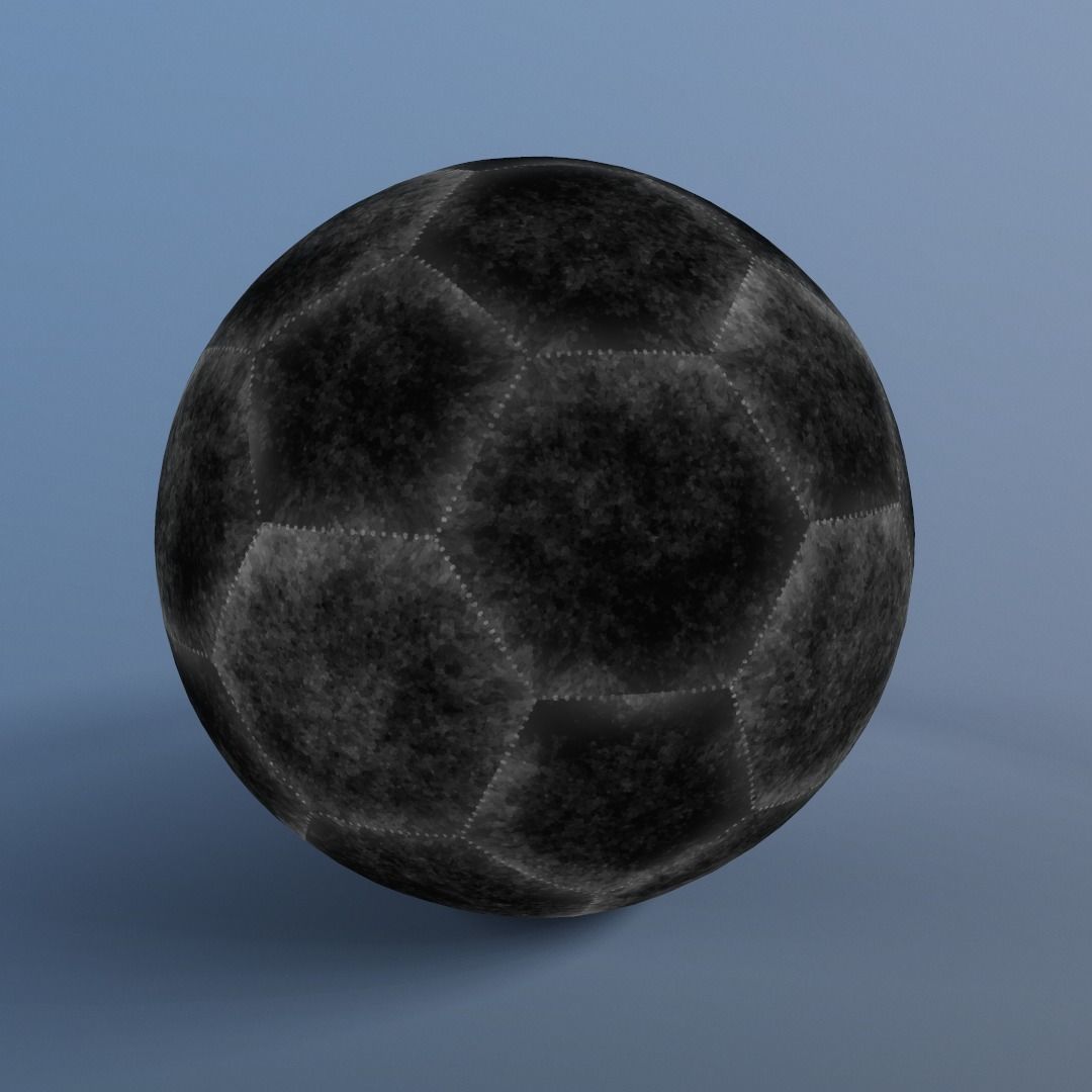 3D model Realistic Soccer Ball Low Poly Game Ready Model VR / AR / low ...