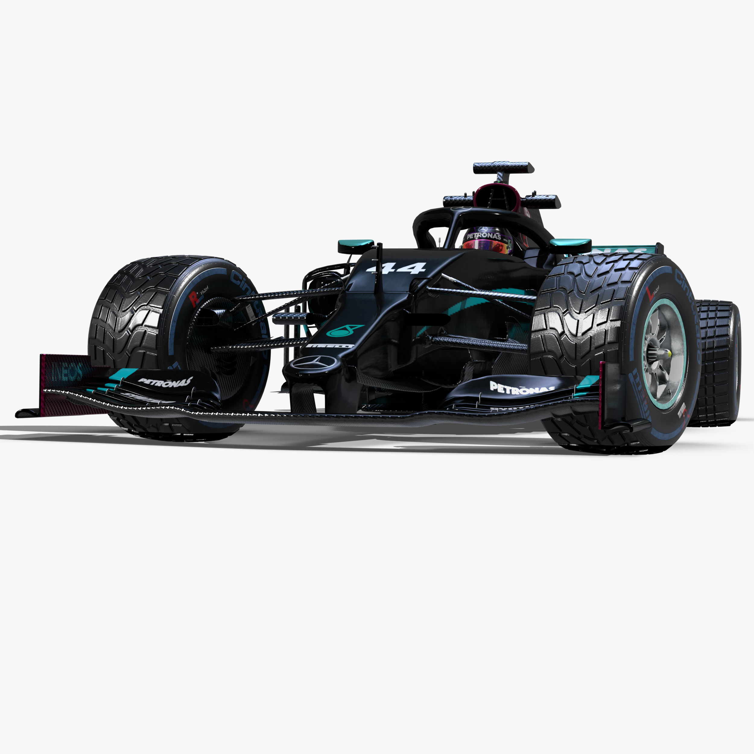 3D model Mercedes AMG F1 W11 EQ Power 2020 VR / AR / low-poly | CGTrader