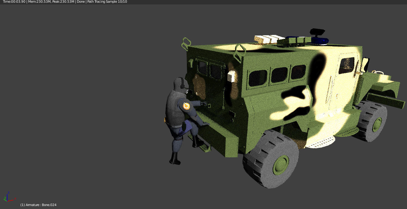 3D model Sci-fi heavy gunner soldier VR / AR / low-poly | CGTrader