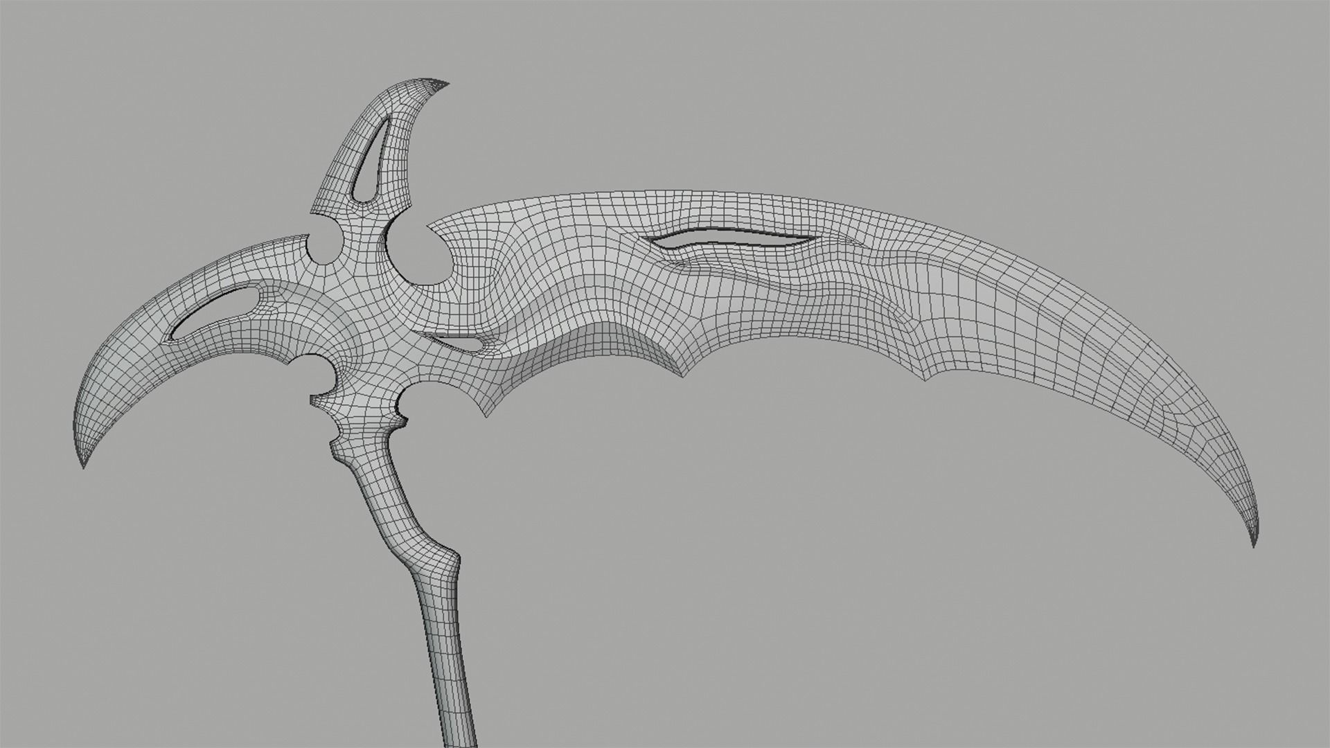 3D model Fantasy Scythe VR / AR / low-poly | CGTrader