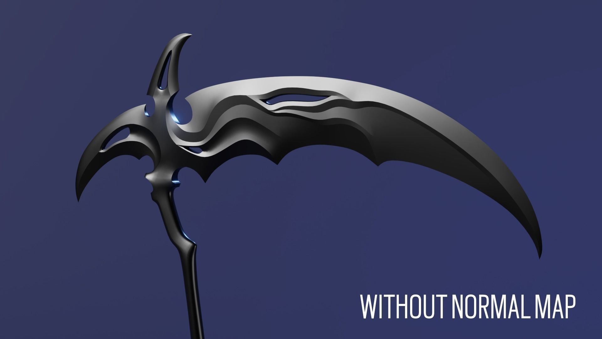 3D model Fantasy Scythe VR / AR / low-poly | CGTrader