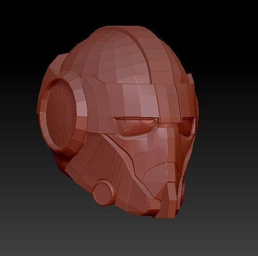 Futuristic Helmet 3D model | CGTrader