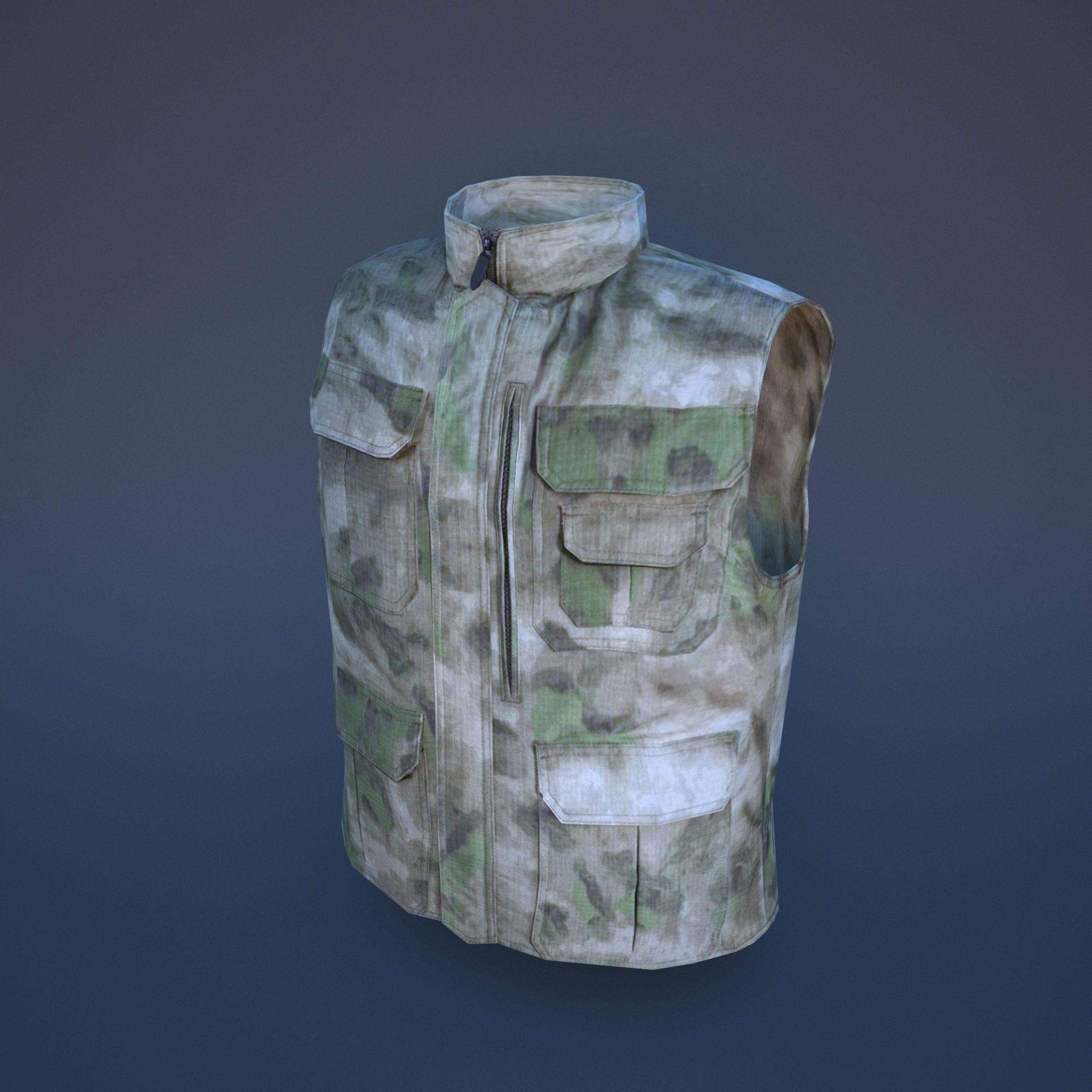 3D model military vest VR / AR / low-poly | CGTrader