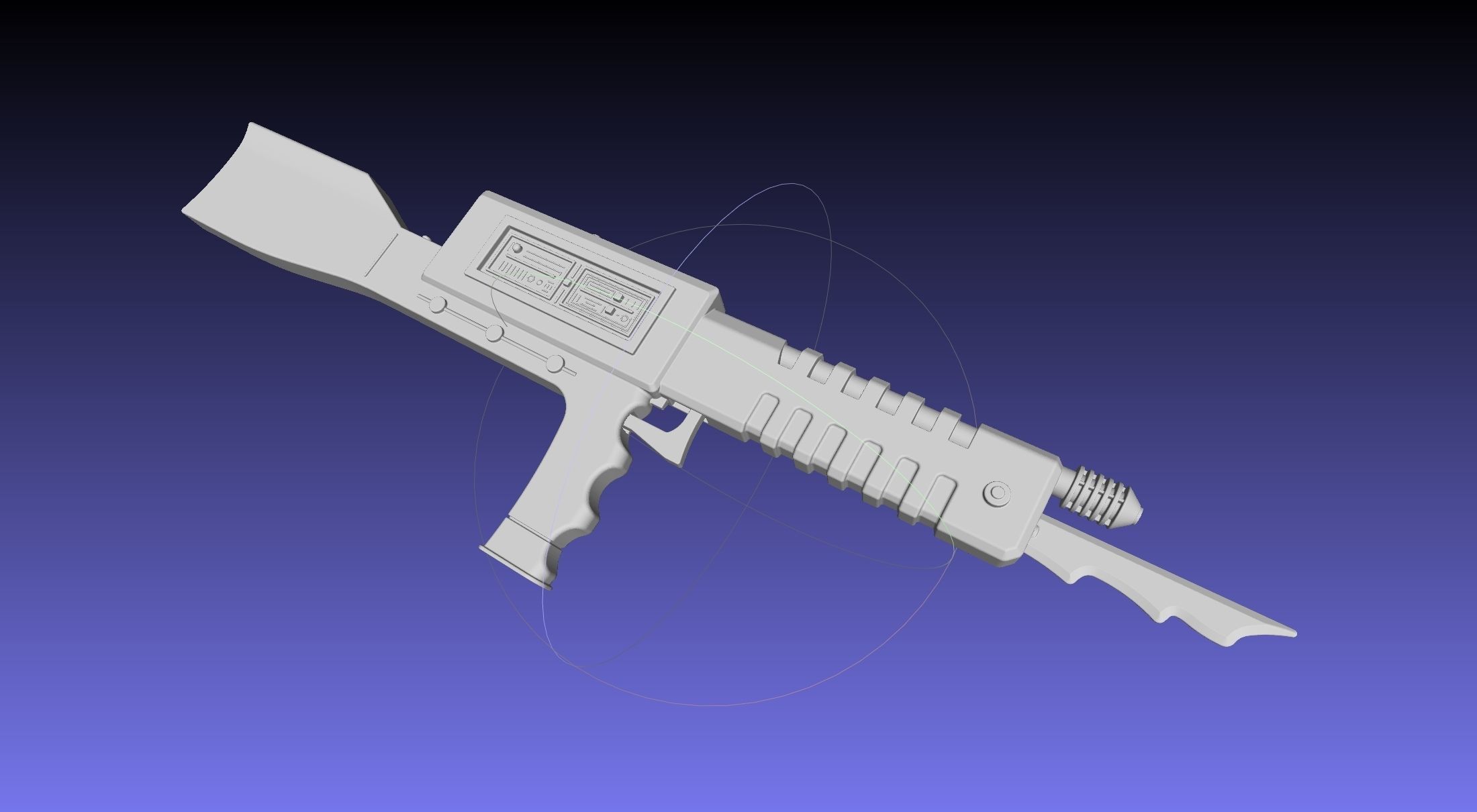 Battlestar Galactica Cylon Gun Basic Model 3D model | CGTrader