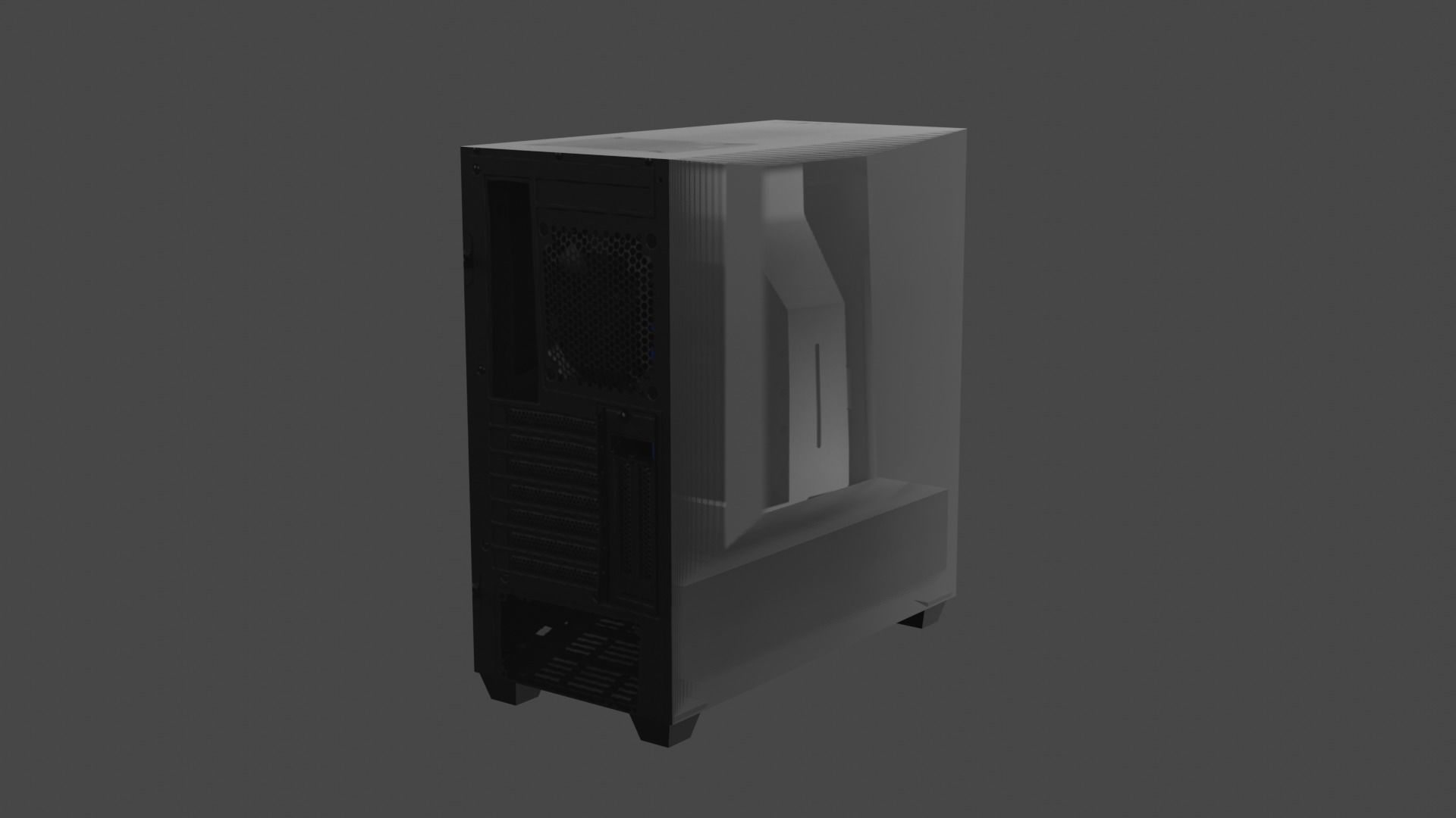 Ultra Low Poly NZXT H500i Pc Case Game Ready free VR / AR / low-poly 3D ...