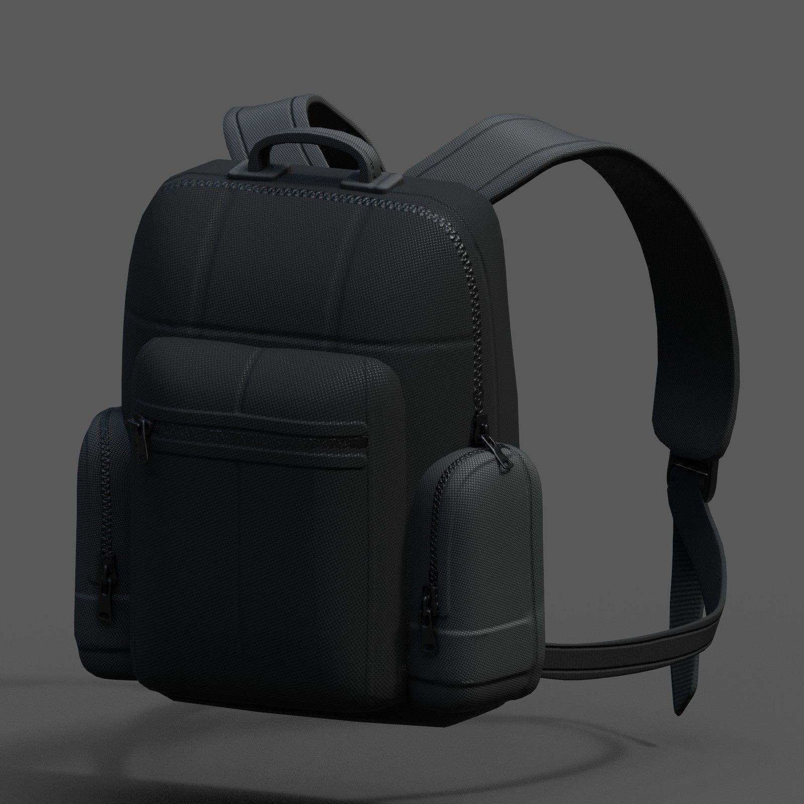 3D model Backpack bag baggage Color 3d low poly Low-poly VR / AR / low ...
