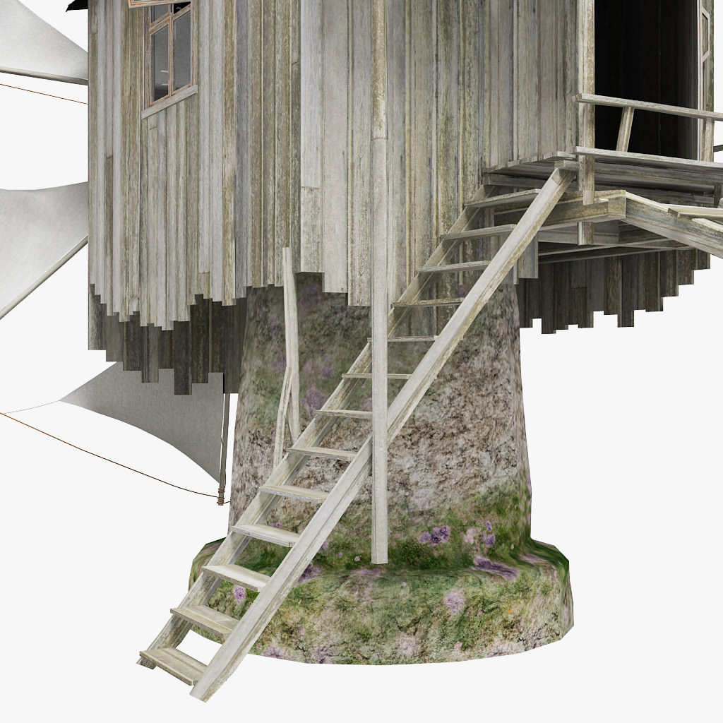 Windmill old 3D model | CGTrader
