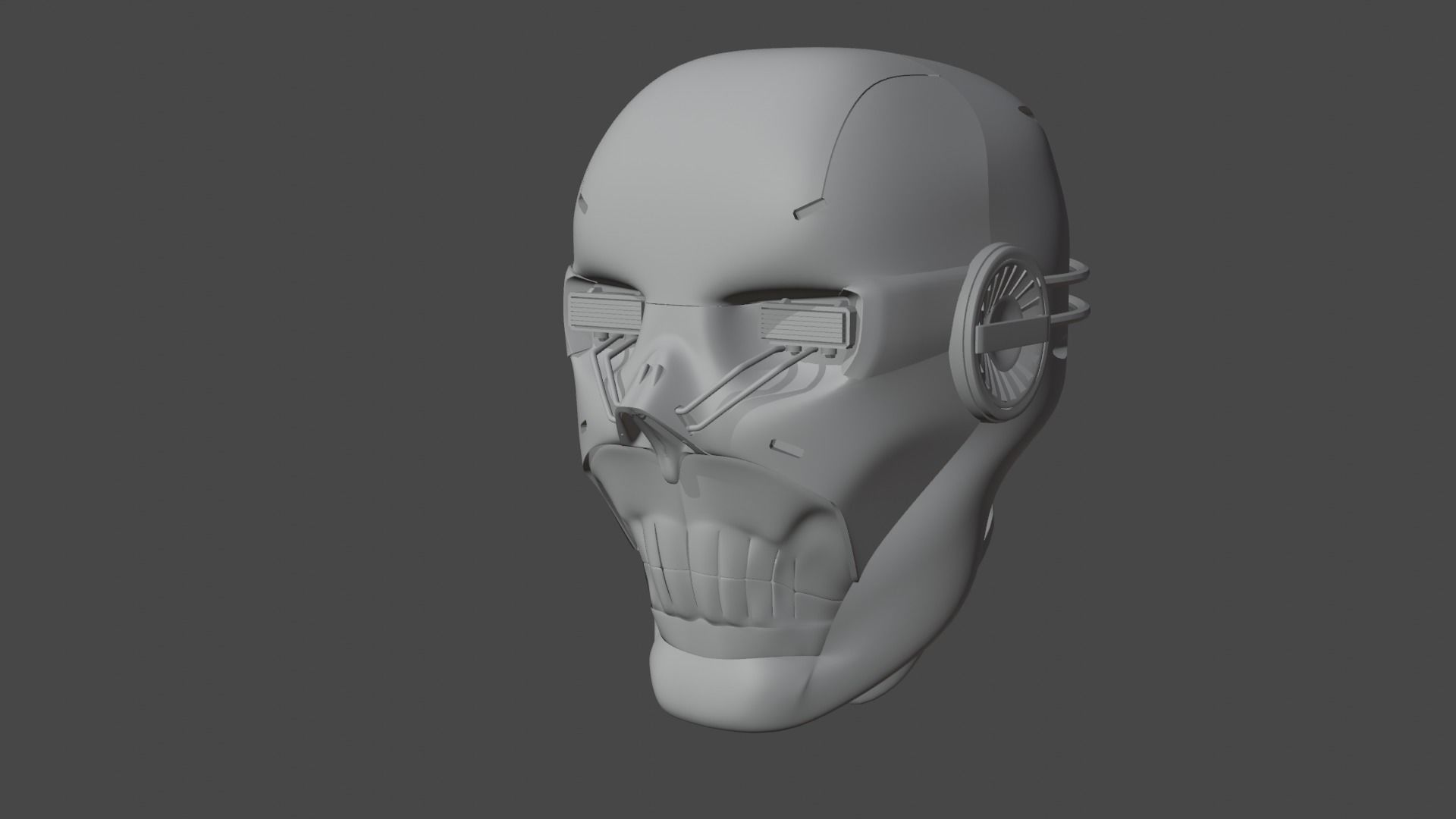 Random art of robotic head 3D model | CGTrader
