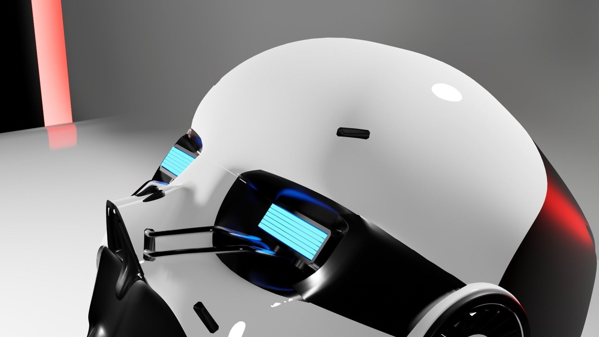 Random art of robotic head 3D model | CGTrader