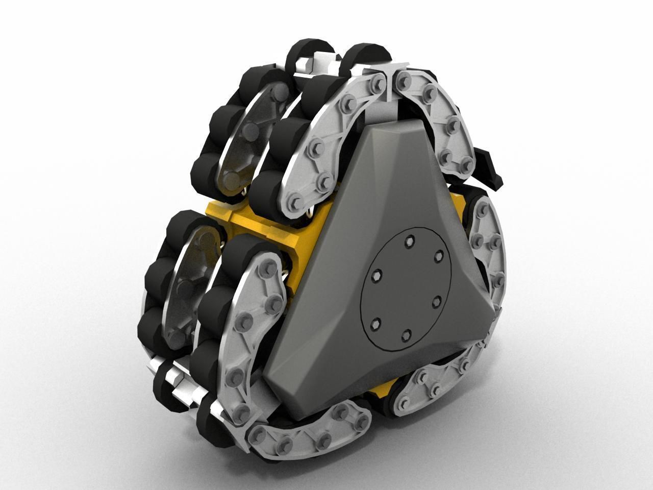 3D model RWT Reconfigurable Wheel Track VR / AR / low-poly | CGTrader