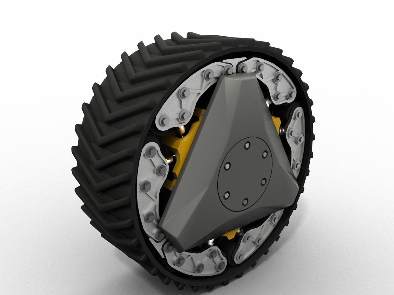3D model RWT Reconfigurable Wheel Track VR / AR / low-poly | CGTrader