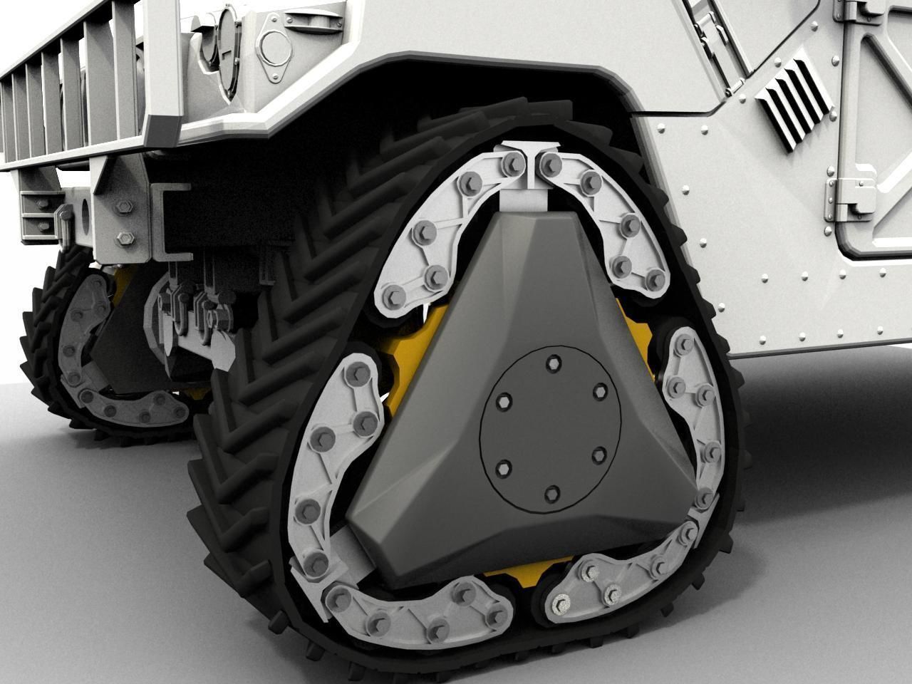 3D model RWT Reconfigurable Wheel Track VR / AR / low-poly | CGTrader