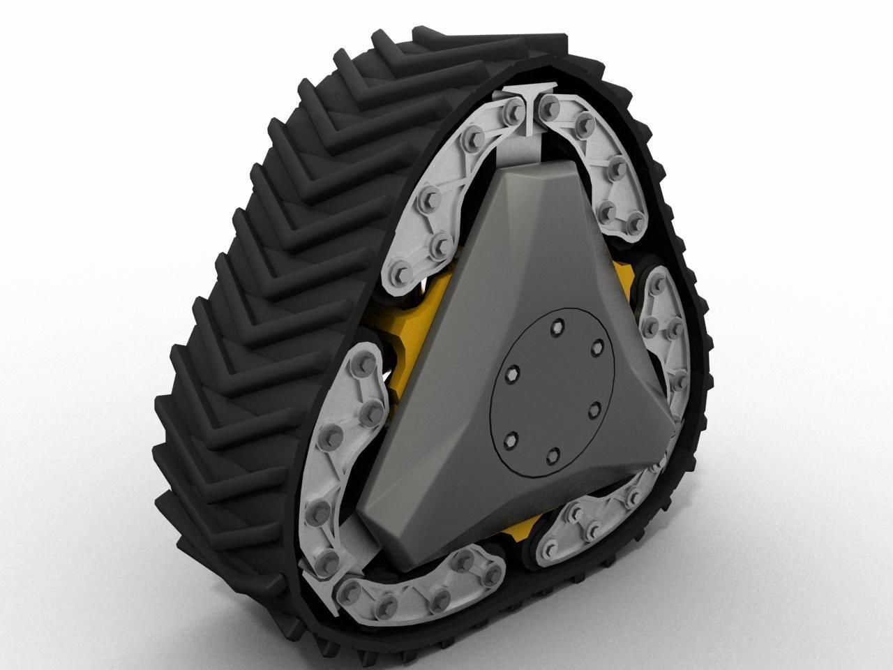 3D model RWT Reconfigurable Wheel Track VR / AR / low-poly | CGTrader