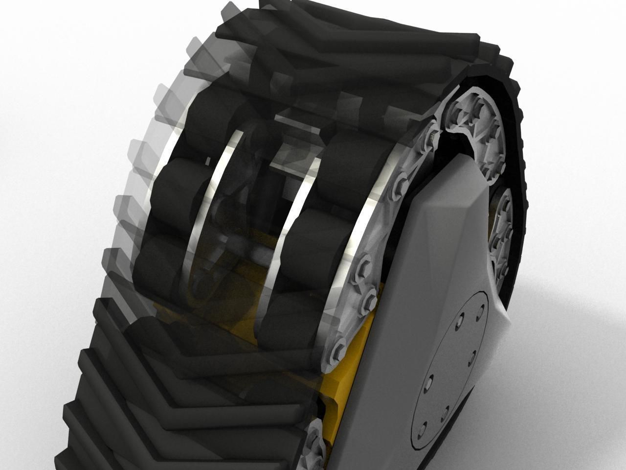 3D model RWT Reconfigurable Wheel Track VR / AR / low-poly | CGTrader
