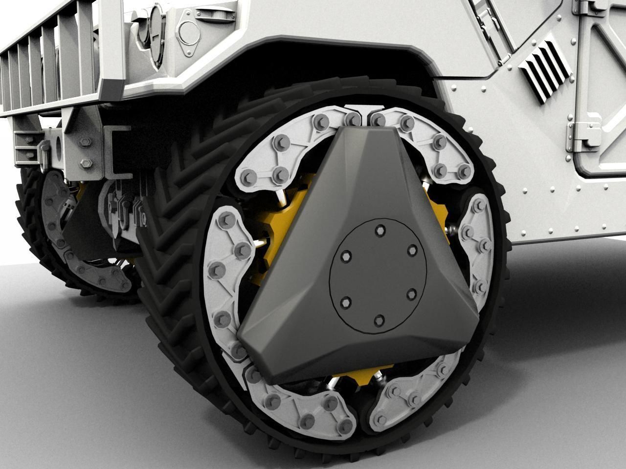 3D model RWT Reconfigurable Wheel Track VR / AR / low-poly | CGTrader