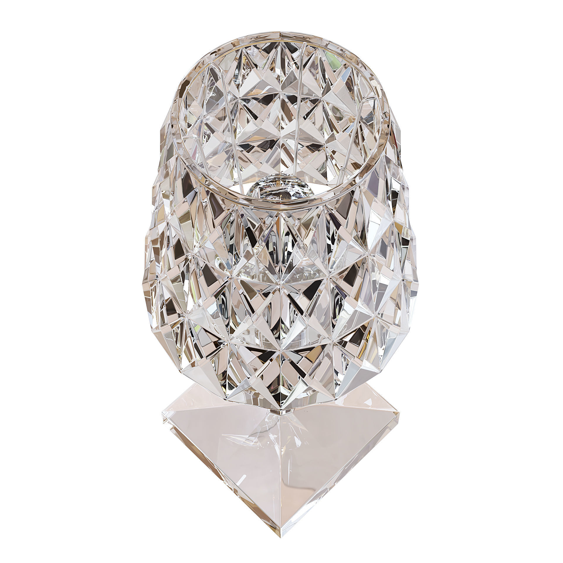 Crystal Table Lamp 3D model | CGTrader
