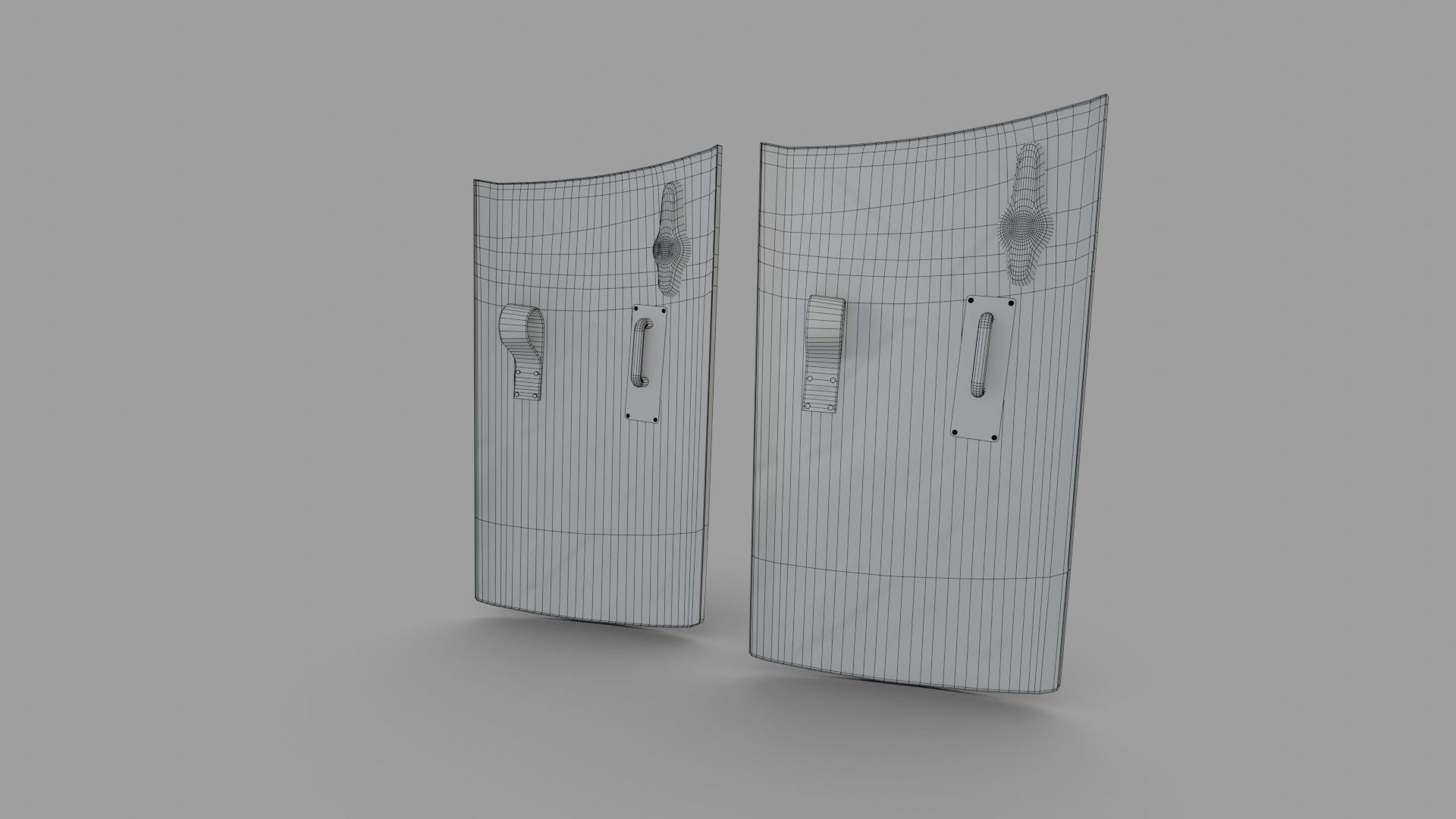 Improvised Shield free VR / AR / low-poly 3D model | CGTrader