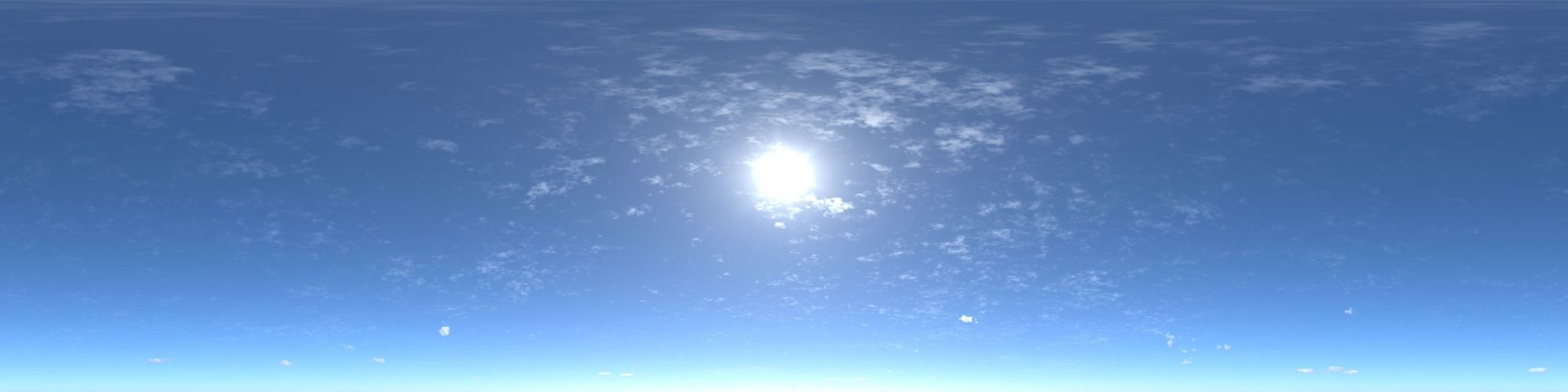 Skydome HDR - Sunny Noon Stratus Clouds Sky - 2 Texture | CGTrader