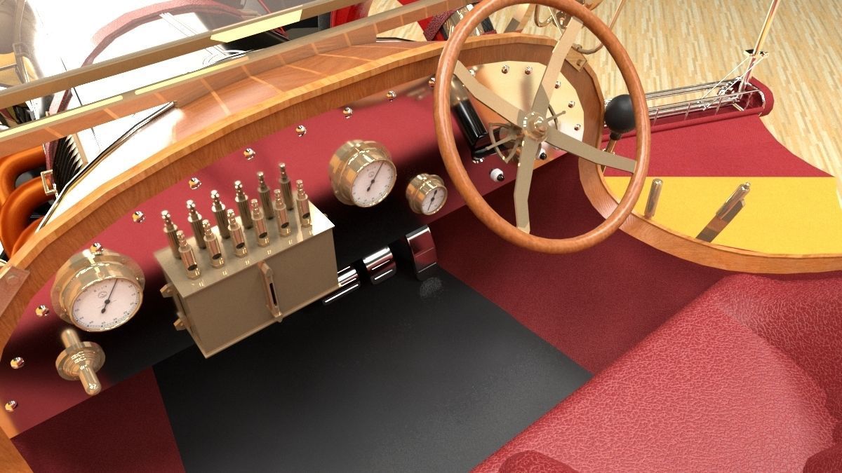 Chitty Chitty Bang Bang car 3D model | CGTrader