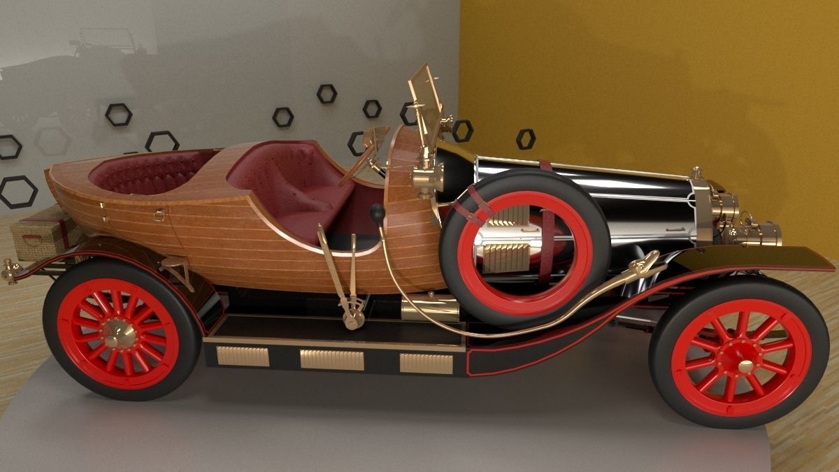 Chitty Chitty Bang Bang car 3D model | CGTrader