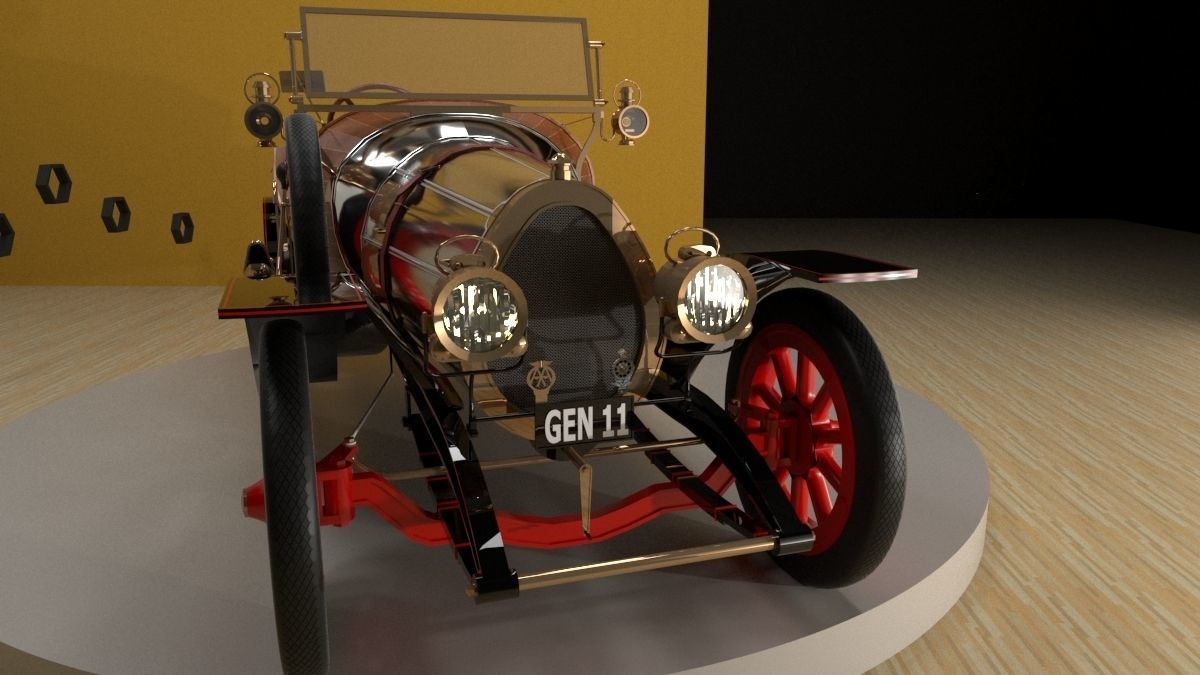 Chitty Chitty Bang Bang car 3D model | CGTrader