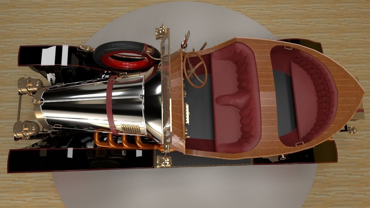Chitty Chitty Bang Bang car 3D model | CGTrader
