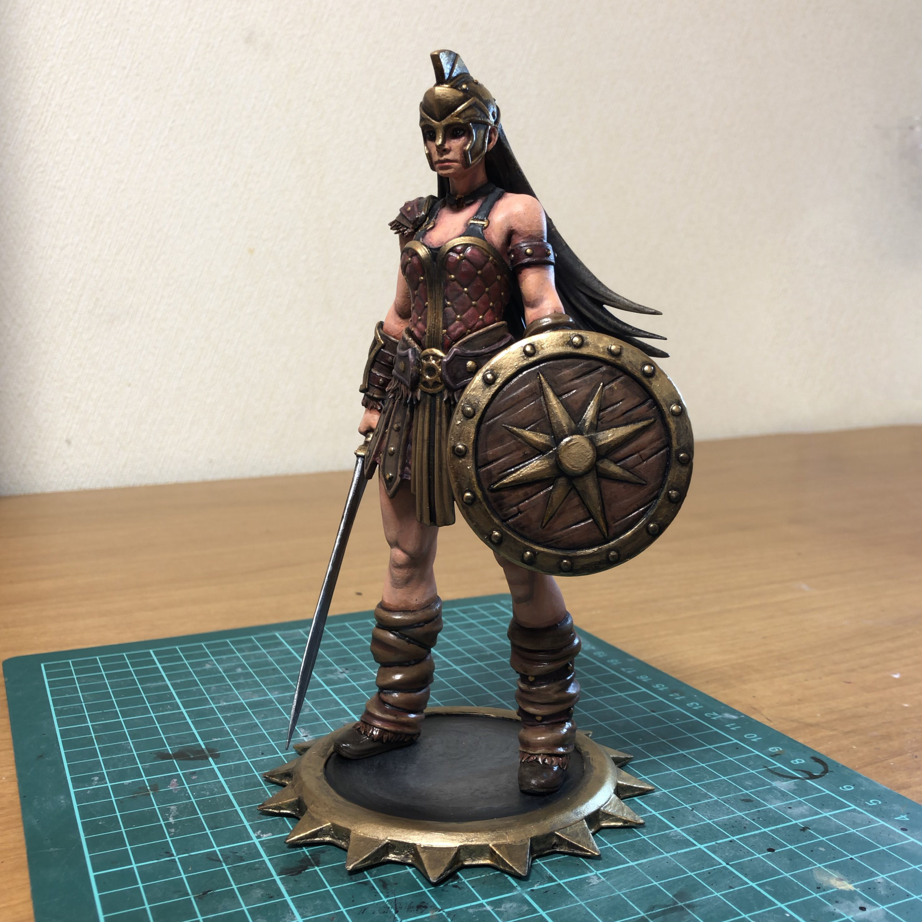 female gladiator 3d print 3D model 3D printable | CGTrader