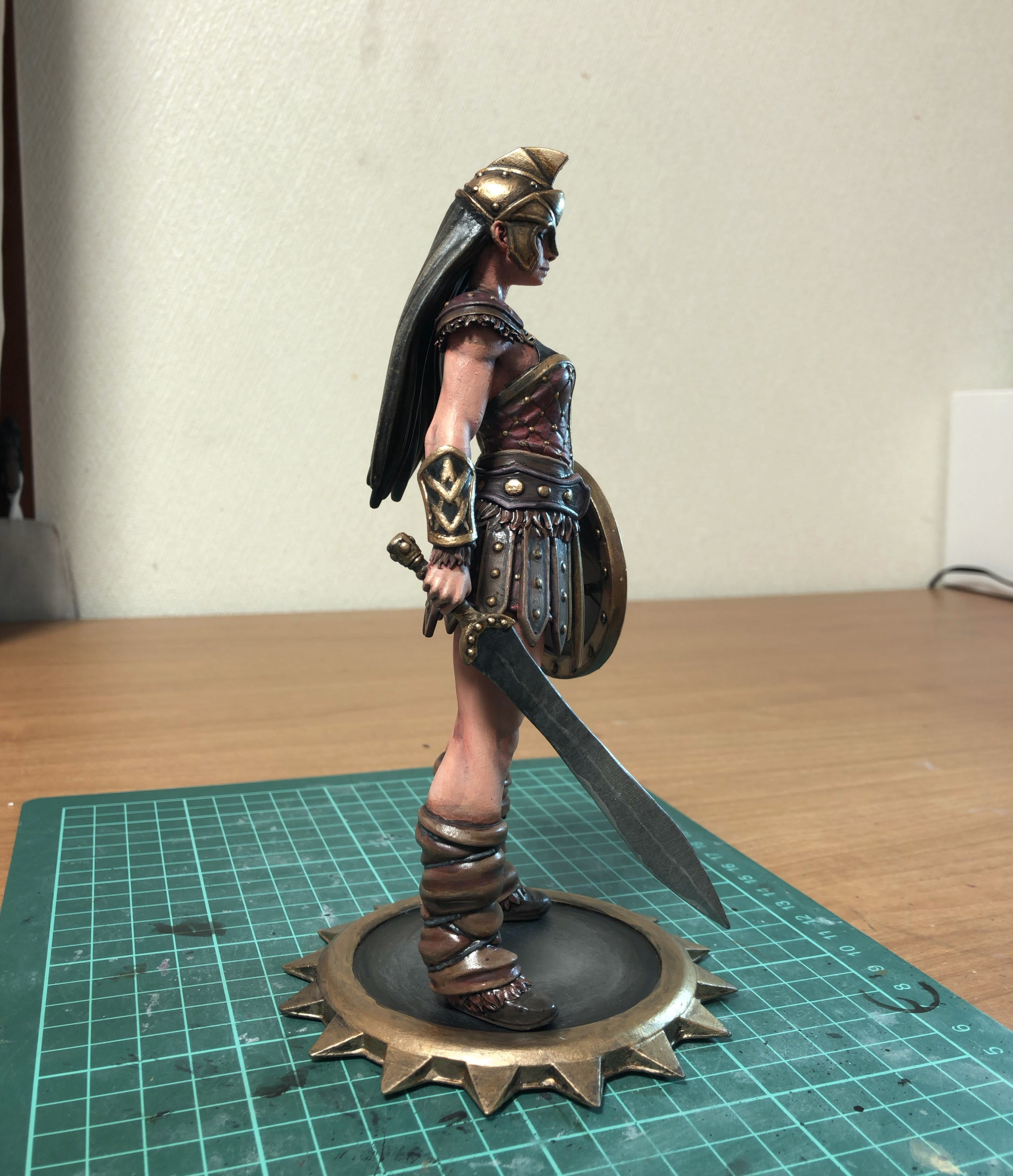 female gladiator 3d print 3D model 3D printable | CGTrader