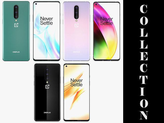 OnePlus 8 All Colors 3D model | CGTrader